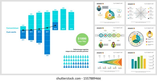 Modern Infographic Vector Template Statistics Graphs Stock Vector ...
