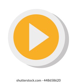 Colorful Arrow One Direction Isolated Flat Stock Vector (Royalty Free ...
