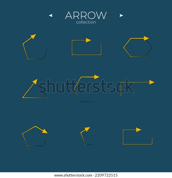 Colorful Arrows Colorful Comic Arrow Abstract Stock Vector (Royalty ...