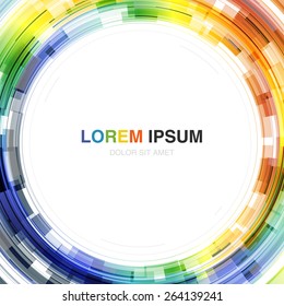 Colorful Background Circle Shape Center Vector Stock Vector (Royalty ...
