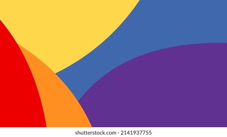 Colorful Background Effect Oval Shapesvector Stock Vector (Royalty Free ...