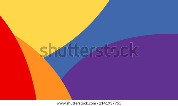 Colorful Background Effect Oval Shapesvector Stock Vector (Royalty Free ...