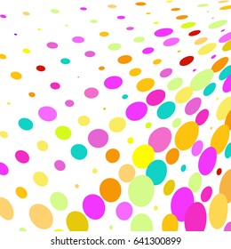 Colorful Background Multicolored Dots Stock Vector (Royalty Free ...