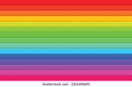 Colorful Background Rainbow Lines Illustration Stock Vector (Royalty ...