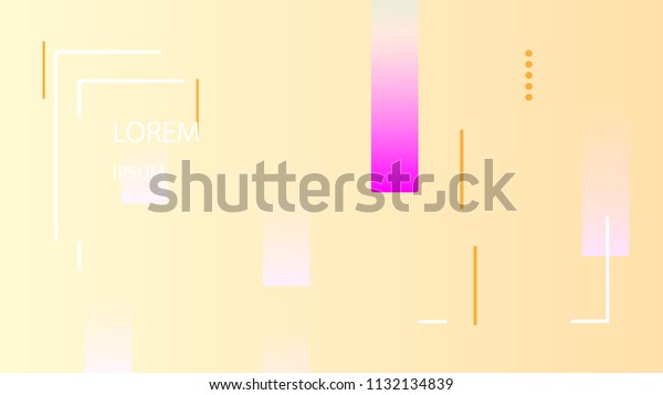 Colorful Background Simple Fluid Shapes Holographic Stock Vector ...
