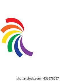 Colorful Background Your Text Logo White Stock Vector (Royalty Free ...