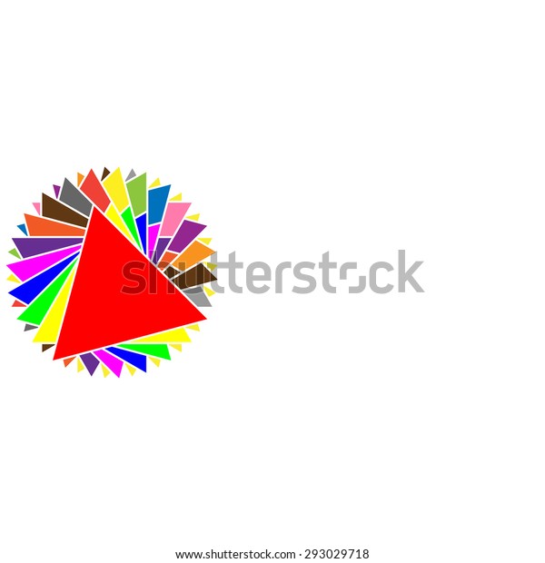 Colorful Background Your Text Logo Illustration Stock Vector (Royalty ...
