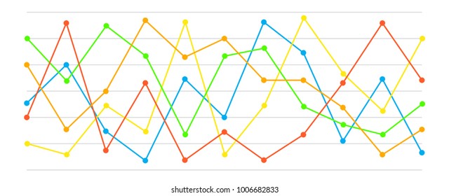 Colorful Bar Chart Graphics Stock Vector (Royalty Free) 1006682833 ...