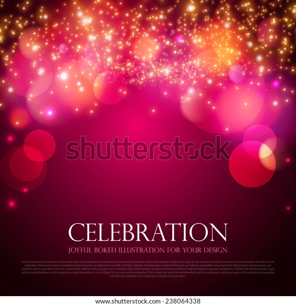 Colorful Bokeh Background Vector Illustration Stock Vector (Royalty ...