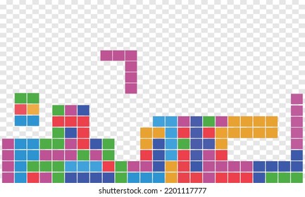 Colorful Bricks Game Vector Icon Template Stock Vector (Royalty Free ...