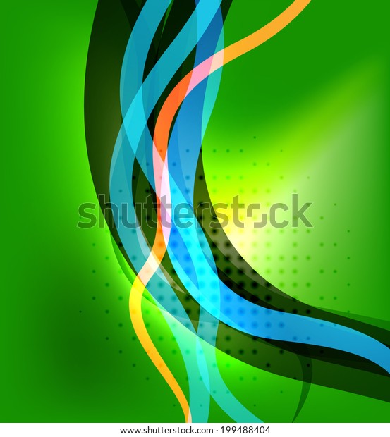 Colorful Bright Lines Background Design Dotted Stock Vector (Royalty ...