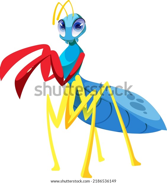 Colorful Bug Cartoon Character Stock Vector (Royalty Free) 2186536149 ...