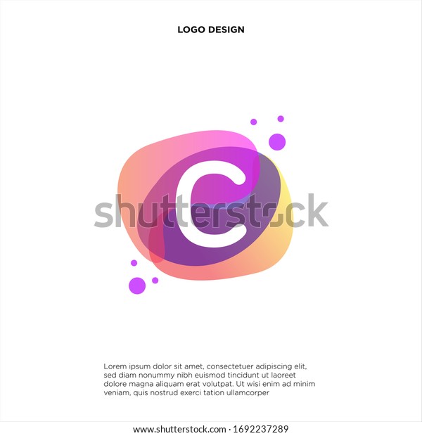 Colorful C Logo Vector Letter C Stock Vector (Royalty Free) 1692237289 ...