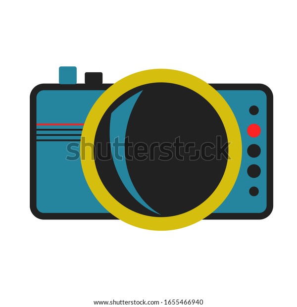Colorful Cartoon Camera Can Be Used Stock Vector (Royalty Free ...