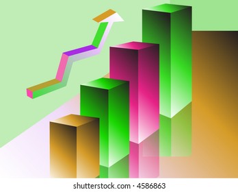 Colorful Chart Stock Vector (Royalty Free) 4584538