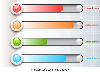 Scrollbars Website Design Template Scroll Bars Stock Vector (Royalty Free) 2128407599 | Shutterstock