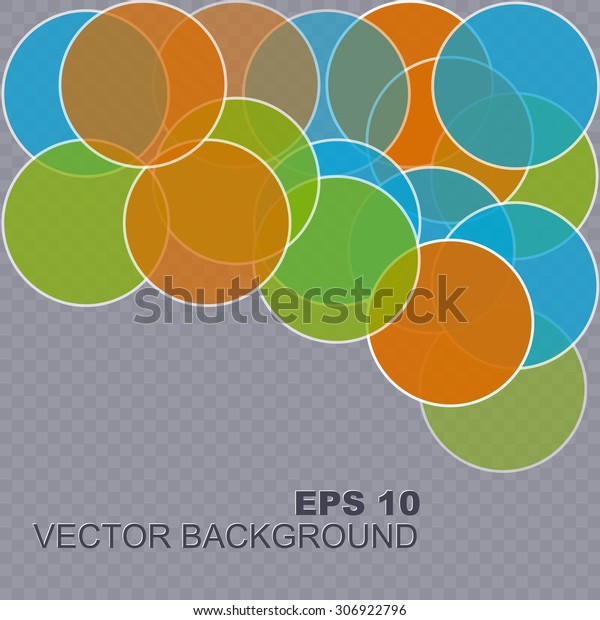 Colorful Circle Blank Background Stock Vector (Royalty Free) 306922796 ...