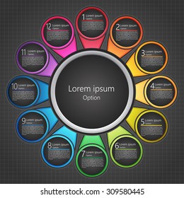 2,913 12 circle infographics Images, Stock Photos & Vectors | Shutterstock