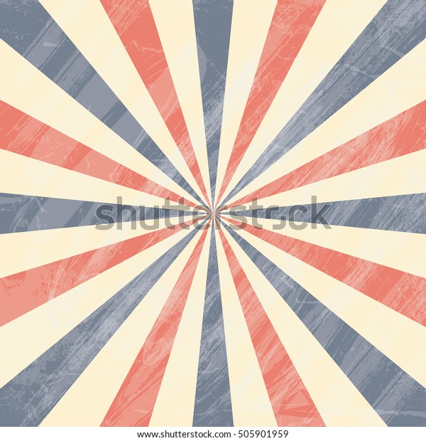 Colorful Circus Sunburst Background Vector Illustration Stock Vector ...