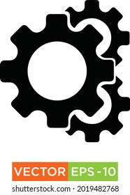 Colorful Cog Icon Vector Eps10 Stock Vector (Royalty Free) 2019482768 ...