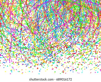 Colorful Confetti Pattern Eps8 Rgb Global Stock Vector (Royalty Free ...