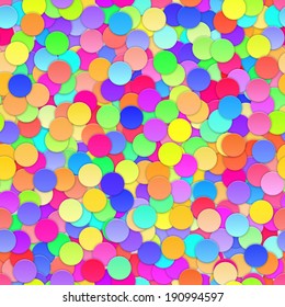 Colorful Confetti Seamless Background Vector Stock Vector (Royalty Free ...
