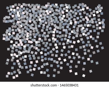 Colorful Confetti Squares Falling Vector Illustration Stock Vector ...