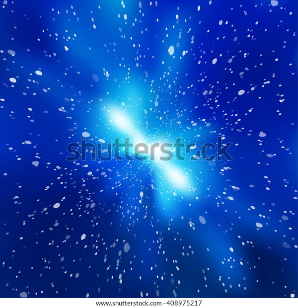 Colorful Cosmic Background Light Shining Stars Stock Vector (Royalty ...