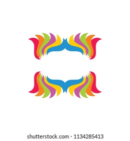 Colorful Curves Decorations Vector Stock Vector (Royalty Free ...