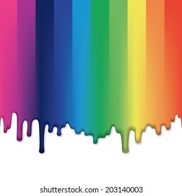 Colorful Dripping Background Template Stock Vector (Royalty Free ...