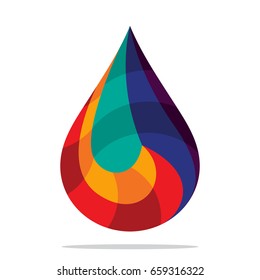 Color Ink Drop Stock Vector (Royalty Free) 310498559 | Shutterstock