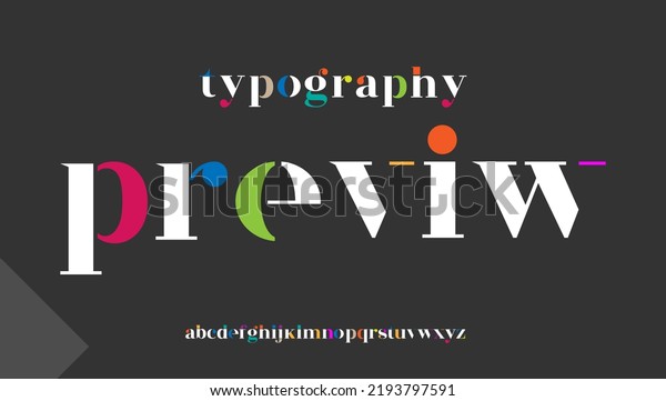 Colorful Editable Calligraphy Small Alphabet Letter Stock Vector ...