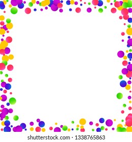 Colorful Falling Round Confetti Stock Vector (Royalty Free) 1338765863 ...