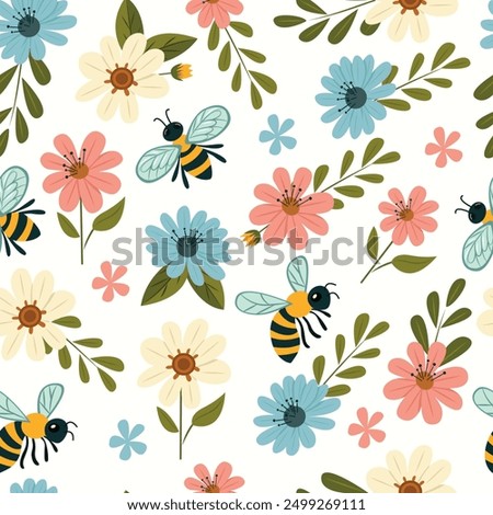 Bee And Flower Clipart | Free download on ClipArtMag