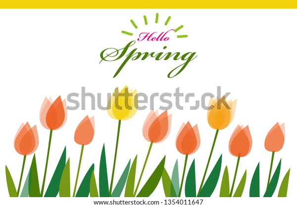 Colorful Flower Background Banner Vector Illustration Stock Vector ...