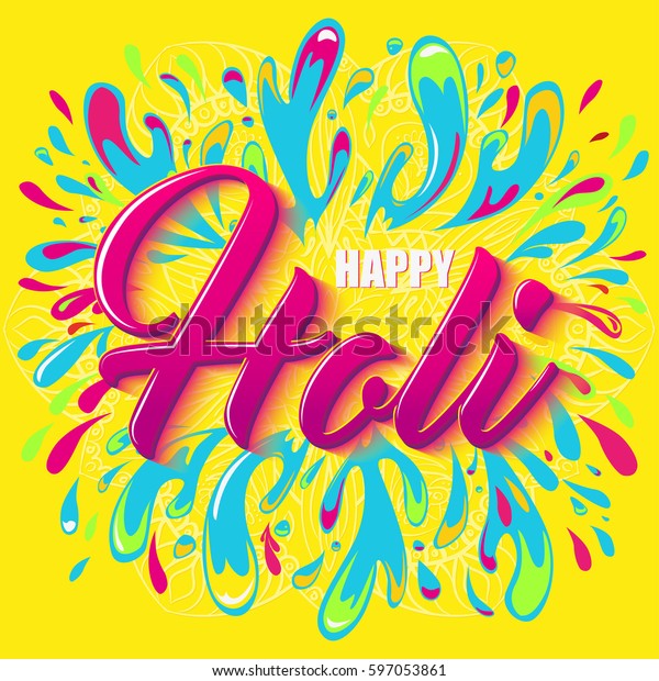 Colorful Flyer, Banner or Pamphlet design for Indian Festival of Colors ...