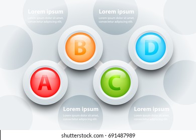 248 4 bullet points template Images, Stock Photos & Vectors | Shutterstock