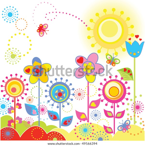 Colorful Funny Card Stock Vector (Royalty Free) 49566394 | Shutterstock