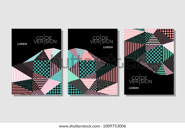 Colorful Future Abstract Modern Art Poster Stock Vector (Royalty Free ...