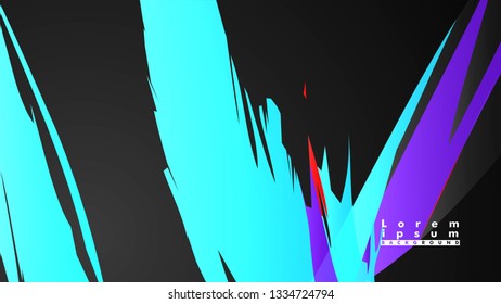 Colorful Geometric Backgrounds Simple Form Composition Stock Vector ...