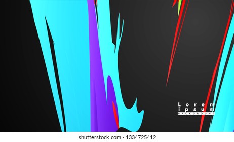 Colorful Geometric Backgrounds Simple Form Composition Stock Vector ...