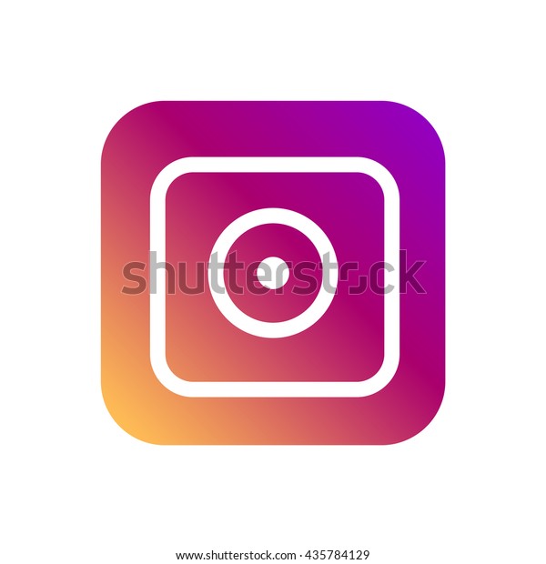Colorful Gradient App Icon New Icon Stock Vector (Royalty Free) 435784129