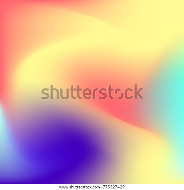 Colorful Gradient Background Blue Yellow Red Stock Vector (Royalty Free ...