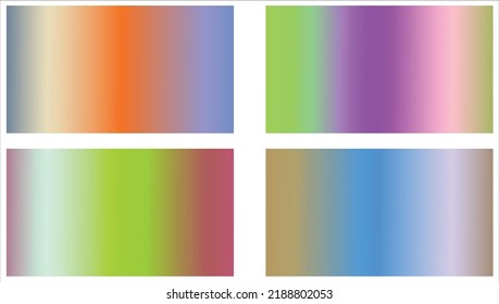 Colorful Gradient Background Soft Color Trendy Stock Vector (Royalty ...