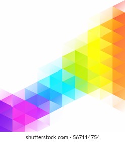 Colorful Grid Mosaic Background Creative Design Stock Vector (Royalty ...