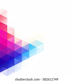 Colorful Grid Mosaic Background Creative Design Stock Vector (Royalty ...