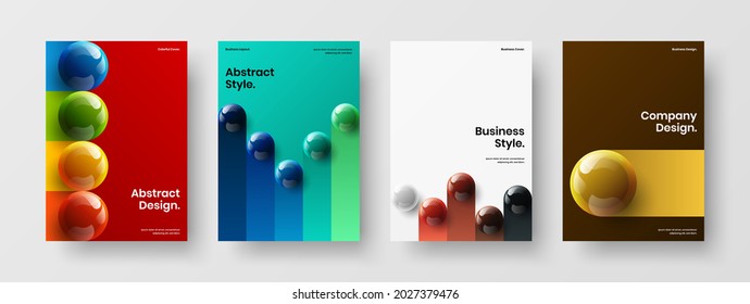 Colorful Handbill Vector Design Layout Composition Stock Vector ...