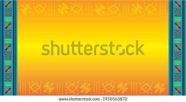 Colorful Hispanic Latino Background Template Stock Vector (Royalty Free ...