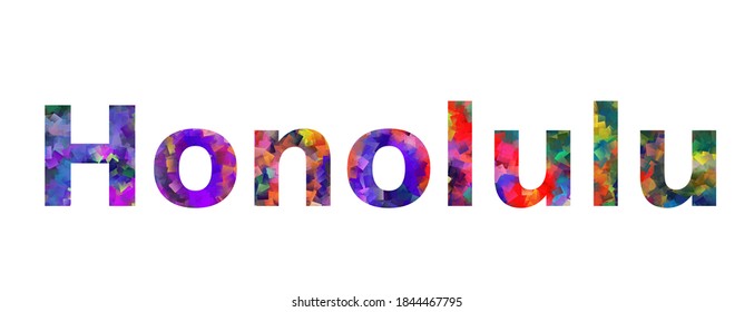 649 Honolulu text Images, Stock Photos & Vectors | Shutterstock