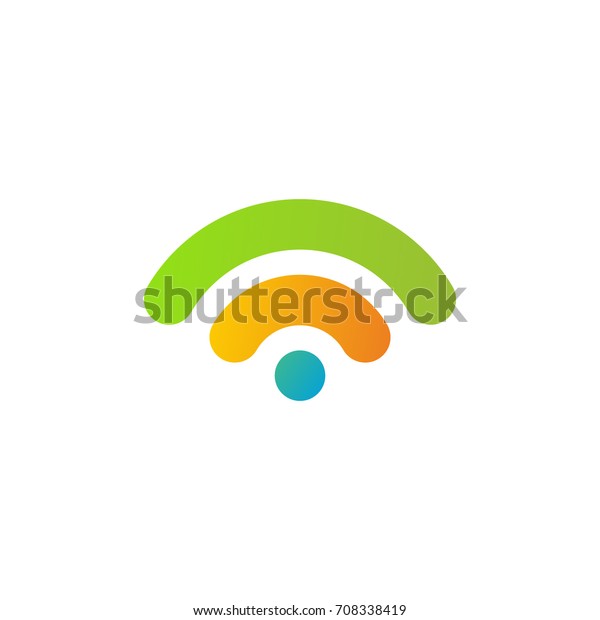Colorful Hotspot Logo Template Design Stock Vector (Royalty Free ...